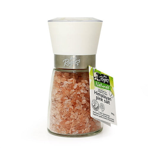 Mrs Rogers Naturals Medium Himalayan Pink Salt Grinder 200g – Mrs ...