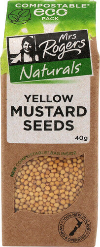 Mrs Rogers ECO Naturals Yellow Mustard Seeds 40g – Mrs Rogers Online Store