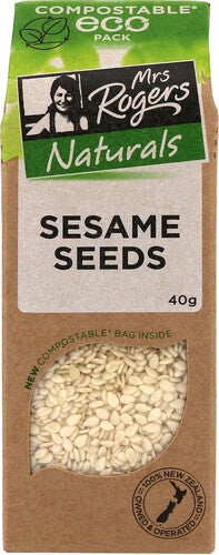 Mrs Rogers ECO Naturals Sesame Seeds White 40g – Mrs Rogers Online Store